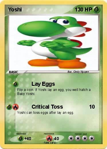 Pokémon Yoshi 1039 1039 - Lay Eggs - My Pokemon Card