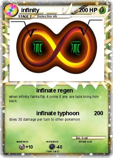 Pokémon infinity 101 101 - infinate regen - My Pokemon Card