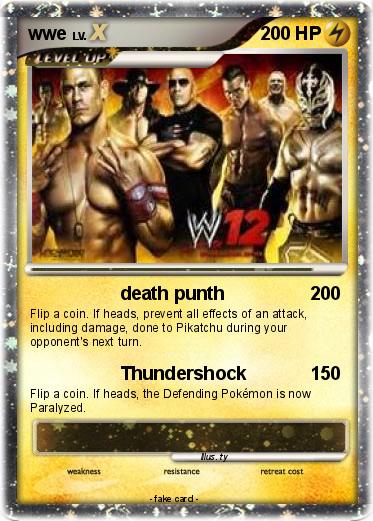 Pokémon wwe 245 245 - death punth - My Pokemon Card