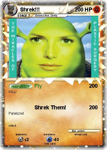 Pokémon Shrek 534 534 - Fly - My Pokemon Card