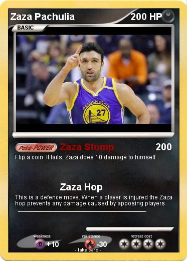 Pokémon Zaza Pachulia - Zaza Stomp - My Pokemon Card