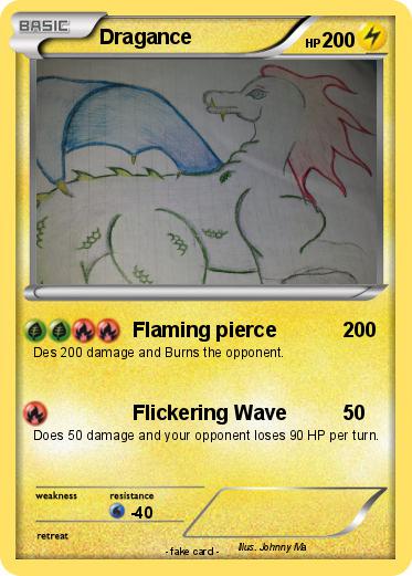 Pokémon Dragance - Flaming pierce - My Pokemon Card