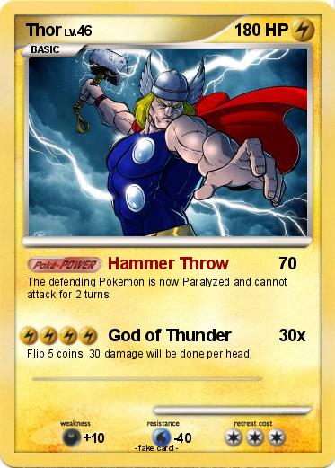 Pokémon Thor 121 121 - Hammer Throw - My Pokemon Card