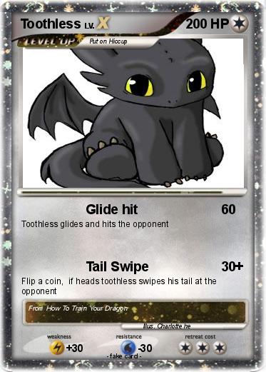 Pokémon Toothless 62 62 - Glide hit - My Pokemon Card