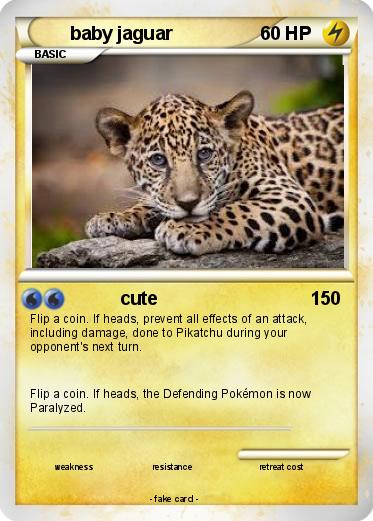 Pokémon baby jaguar 1 1 - cute - My Pokemon Card