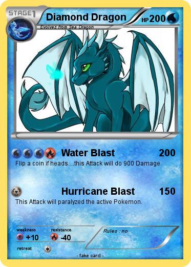 Pokémon Diamond Dragon 15 15 - Water Blast - My Pokemon Card