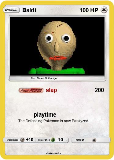 Pokémon Baldi 325 325 - slap - My Pokemon Card
