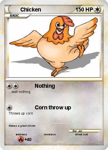 Pokémon Chicken 45 45 - Nothing - My Pokemon Card