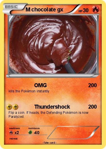 Pokémon M chocolate gx - OMG - My Pokemon Card