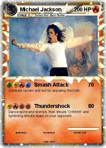 Pokémon Michael Jackson 735 735 - Smash Attack - My Pokemon Card