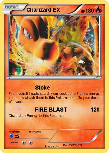 Pokémon Charizard EX 635 635 - Stoke - My Pokemon Card