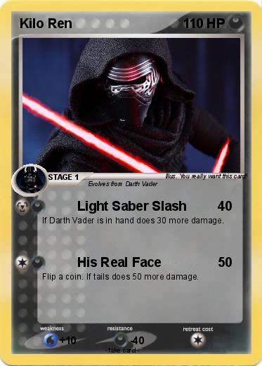 Pokémon Kilo Ren 33 33 - Light Saber Slash - My Pokemon Card
