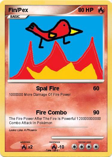 Pokémon Fin Pex - Spal Fire - My Pokemon Card