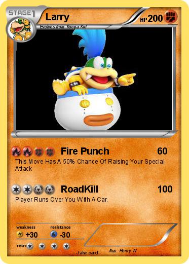 Pokémon Larry 339 339 - Fire Punch - My Pokemon Card