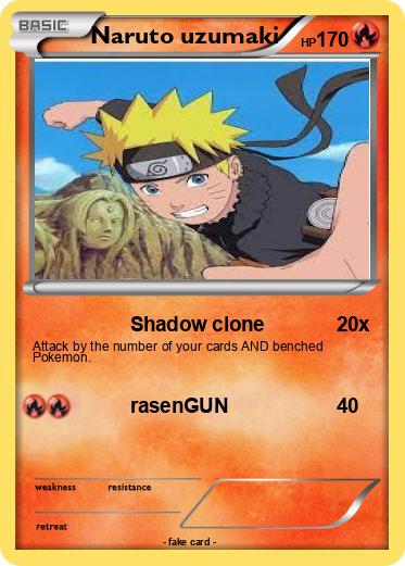Pokémon Naruto uzumaki 775 775 - Shadow clone - My Pokemon Card