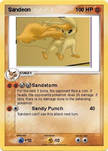 Pokémon Sandeon - Sandstorm - My Pokemon Card
