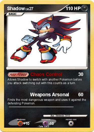 Pokémon Shadow 12540 12540 - Chaos Control - My Pokemon Card