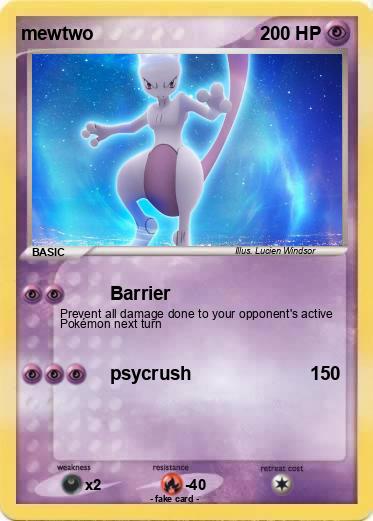 Pokémon mewtwo 9611 9611 - Barrier - My Pokemon Card