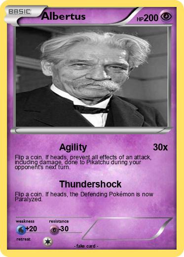 Pokémon Albertus - Agility - My Pokemon Card