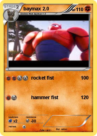 Pokémon baymax 2 23 23 - rocket fist - My Pokemon Card