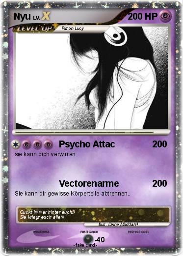 Pokémon Nyu 11 11 - Psycho Attac - My Pokemon Card