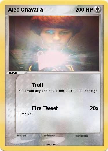 Pokémon Alec Chavalia - Troll - My Pokemon Card