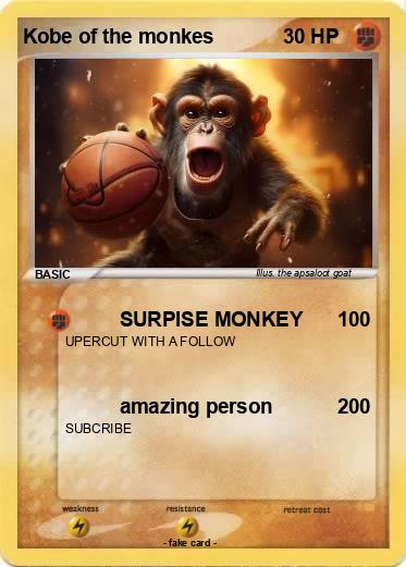 Pokémon Kobe of the monkes - SURPISE MONKEY - My Pokemon Card
