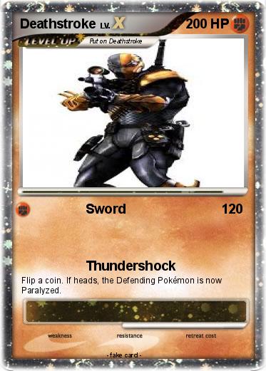 Pokémon Deathstroke 14 14 - Sword - My Pokemon Card