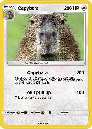 Pokémon Capybara 34 34 - Capybara - My Pokemon Card