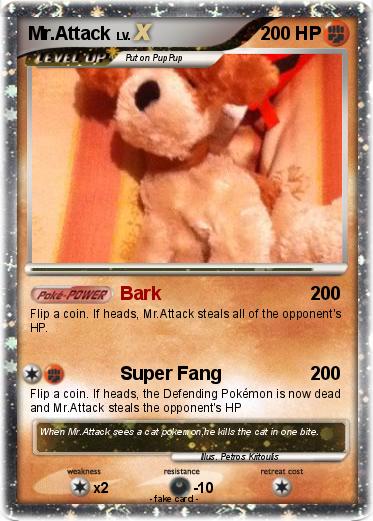 Pokémon Mr Attack - Bark - My Pokemon Card
