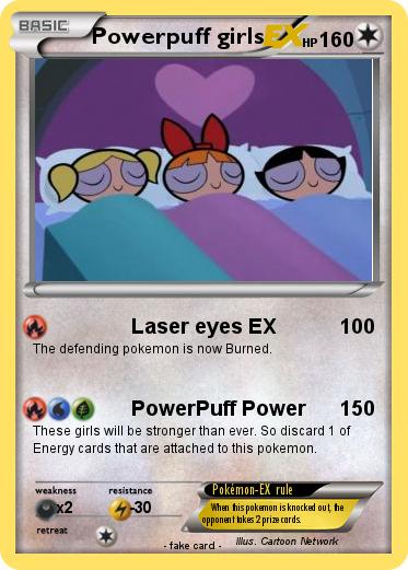 Pokémon Powerpuff girls 35 35 - Laser eyes EX - My Pokemon Card