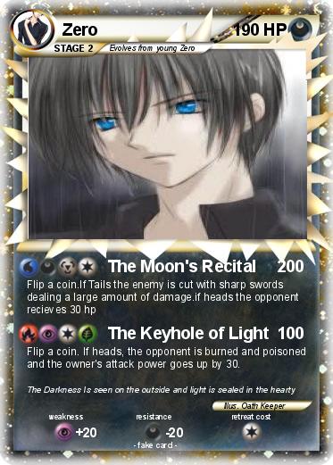 Pokémon Zero 438 438 - The Moon's Recital - My Pokemon Card
