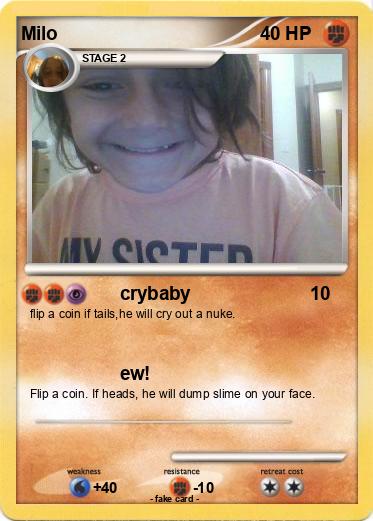 Pokémon Milo 315 315 - crybaby - My Pokemon Card