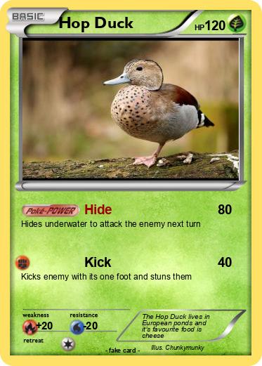 Pokémon Hop Duck - Hide - My Pokemon Card
