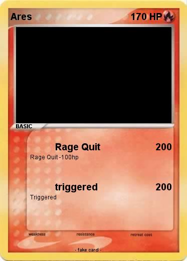 Pokémon Ares 329 329 - Rage Quit - My Pokemon Card
