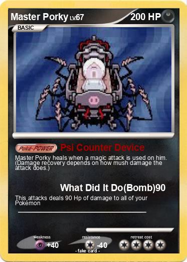 Pokémon Master Porky 7 7 - Psi Counter Device - My Pokemon Card