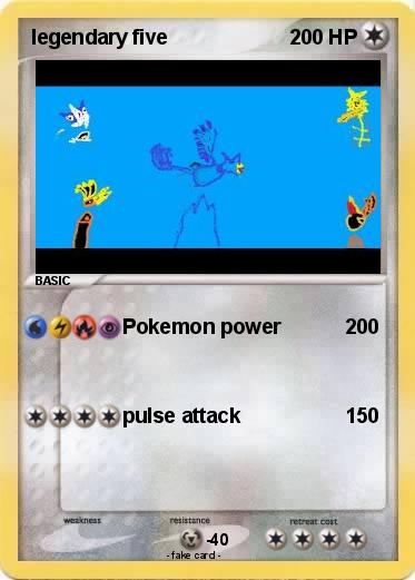 Pokémon legendary five - Pokemon power - My Pokemon Card