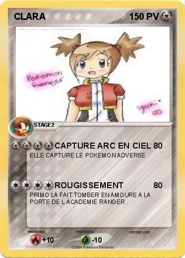 Pokémon CLARA 36 36 - CAPTURE ARC EN CIEL - Ma carte Pokémon