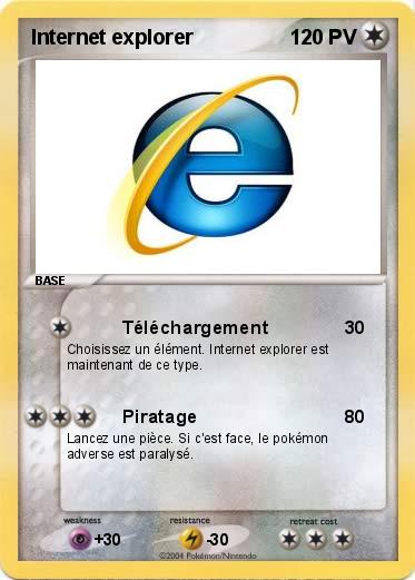 Pokémon Internet explorer 6 6 - Téléchargement - Ma carte Pokémon