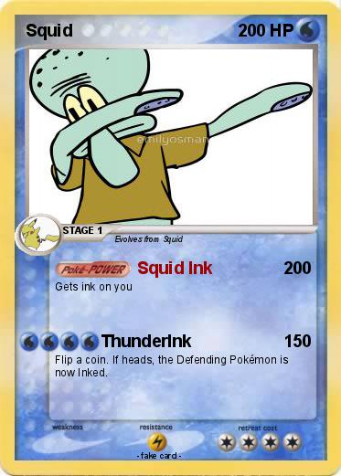 Pokémon Squid 511 511 - Squid Ink - My Pokemon Card