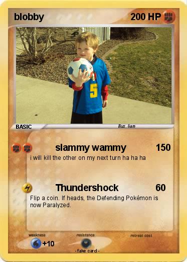Pokémon blobby 16 16 - slammy wammy - My Pokemon Card