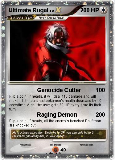 Pokémon Ultimate Rugal - Genocide Cutter - My Pokemon Card
