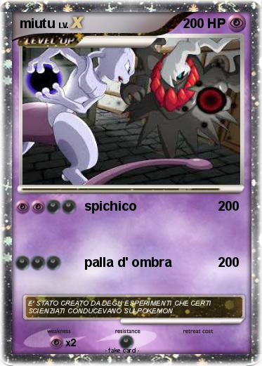 Pokémon miutu 8 8 - spichico - My Pokemon Card
