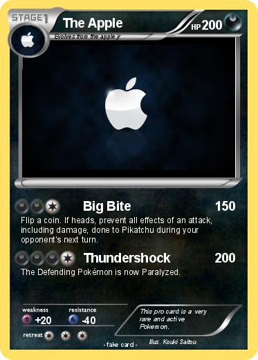 Pokémon The Apple 8 8 - Big Bite - My Pokemon Card