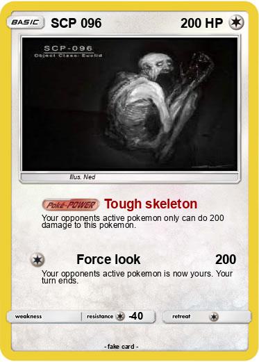 Pokémon SCP 096 130 130 - Tough skeleton - My Pokemon Card