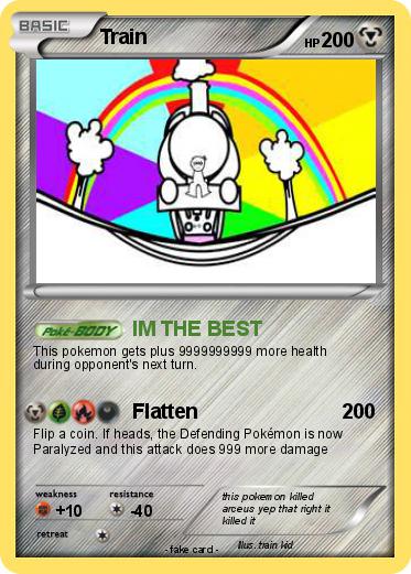 Pokémon Train 131 131 - IM THE BEST - My Pokemon Card
