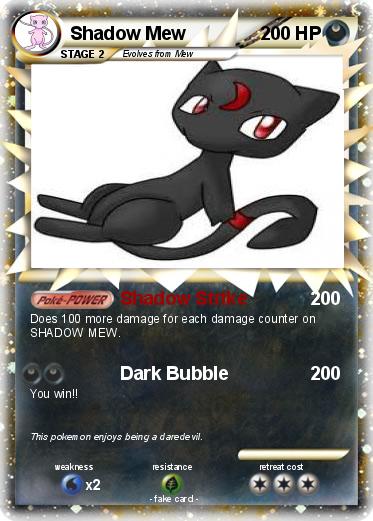 Pokémon Shadow Mew 45 45 - Shadow Strike - My Pokemon Card