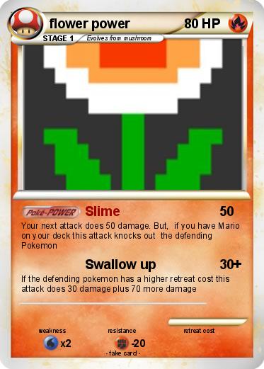 Pokémon flower power 8 8 - Slime - My Pokemon Card