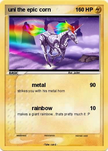Pokémon uni the epic corn - metal - My Pokemon Card