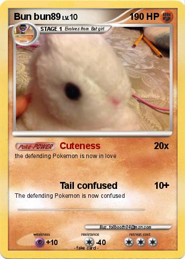 Pokémon Bun bun89 - Cuteness - My Pokemon Card